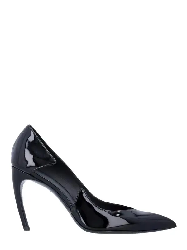 Attico 95mm Mia Patent-leather Pumps - Black