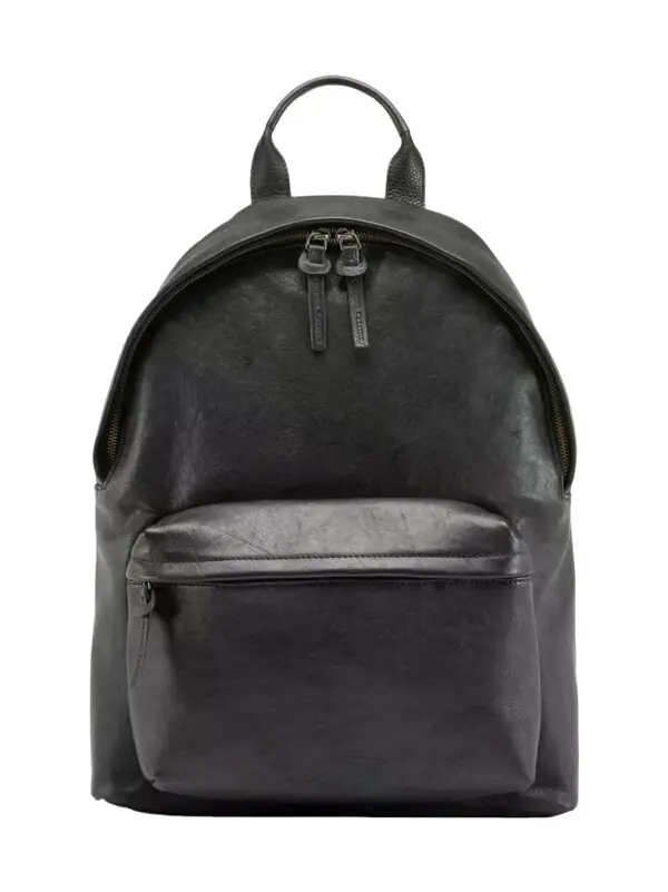 Officine Creative Leather Backpack - Black