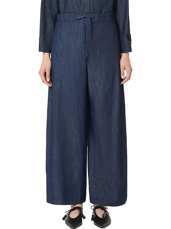 Max Mara Jour Denim Pants - Midnight Blue