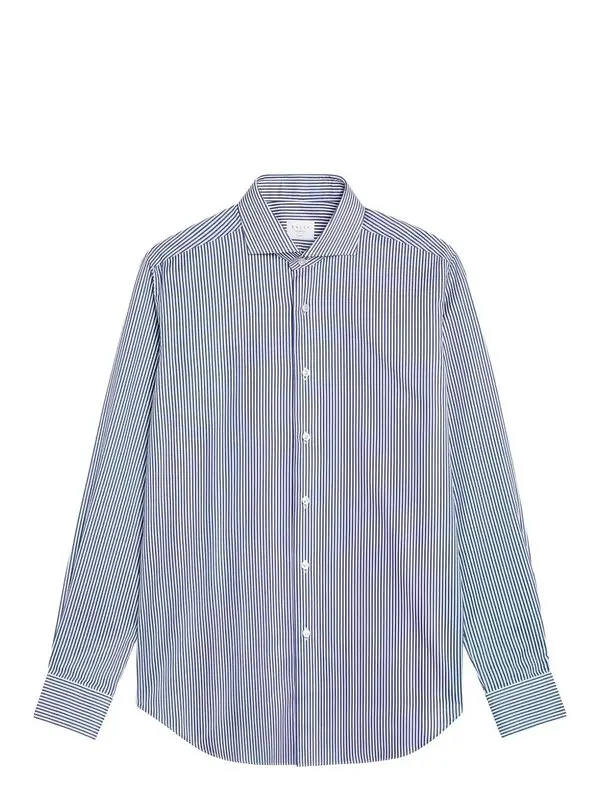 XACUS Striped Shirt - Blue