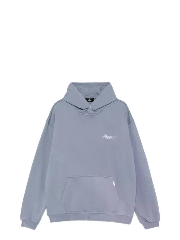 REPRESENT Cotton Hoodie - Blue