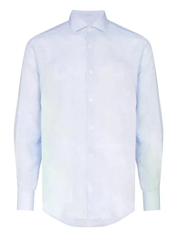 Frescobol Carioca Linen Shirt - Blue