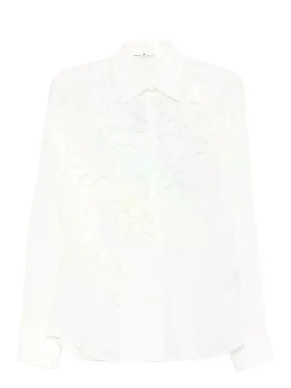Ermanno Scervino Silk Shirt - White