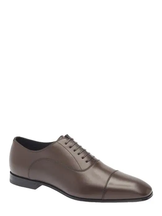BOSS Quillon Leather Oxford - Dark Brown