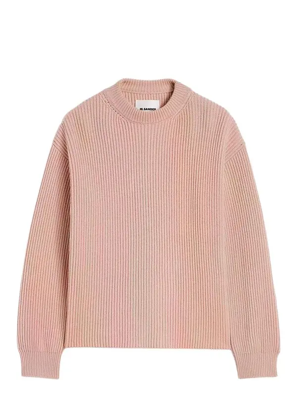JIL SANDER Ribbed Sweater - Pink