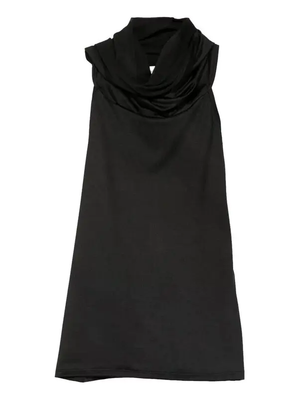 Victoria Beckham Hooded Tank Top - Black