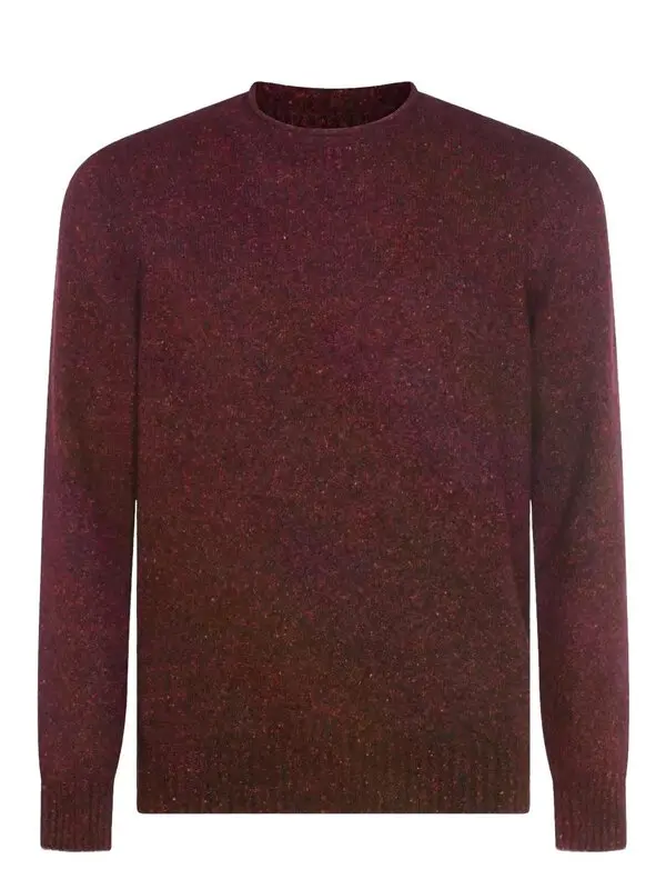 Brunello Cucinelli Speckled Crew-neck Sweater - Red