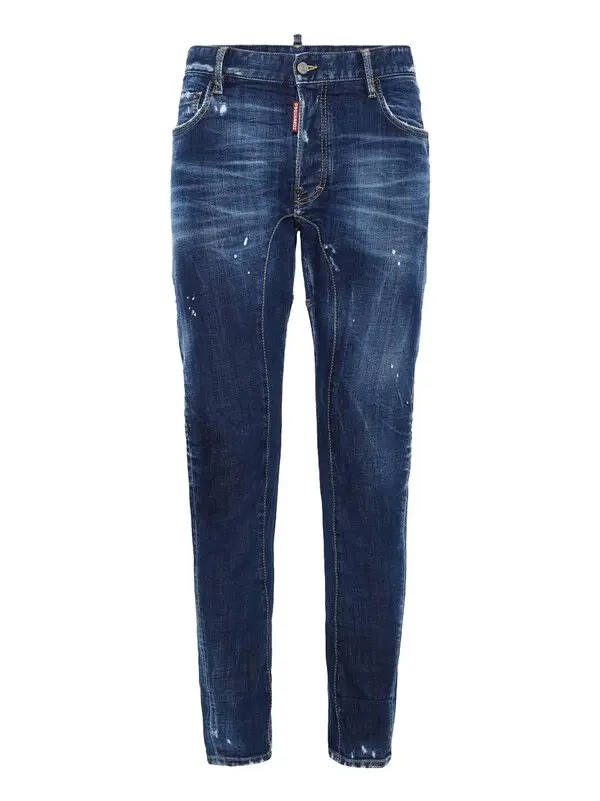 Dsquared2 Tidy Biker Jeans - Blue