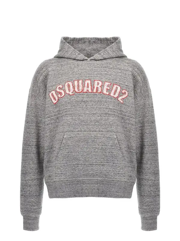 Dsquared2 Nyc Fit Hoodie - Gray