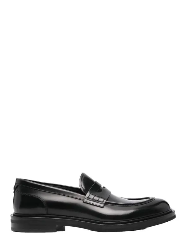 Dolce & Gabbana Brushed Leather Loafers - Black