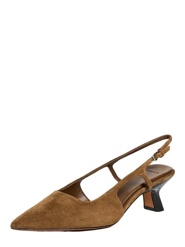Vince Bianca Slingback Pumps - Elmwood
