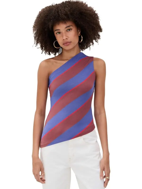 Staud Esme Top - Atlas Rugby Stripe