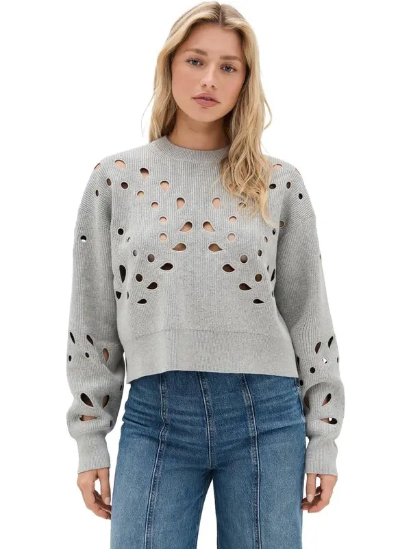 Ulla Johnson Vanessa Pullover - Grey Melange