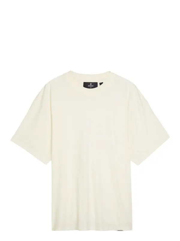 REPRESENT Initial Embroidered Cotton T-shirt - White