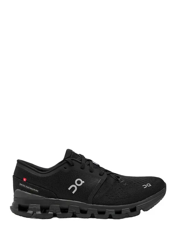On Panelled Mesh-knit Sneakers - Black