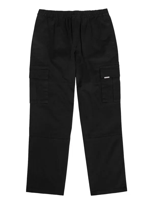 REPRESENT Stretch-cotton Cargo Trousers - Black
