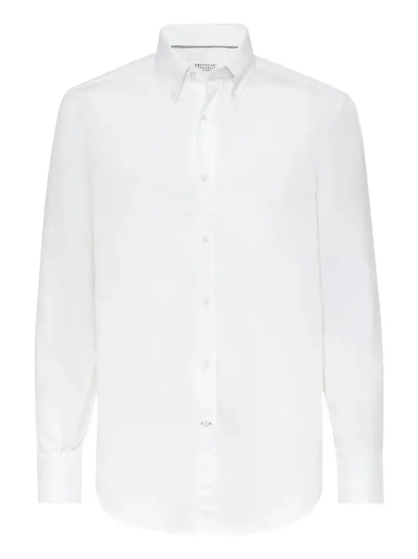 Brunello Cucinelli Cotton Shirt - White