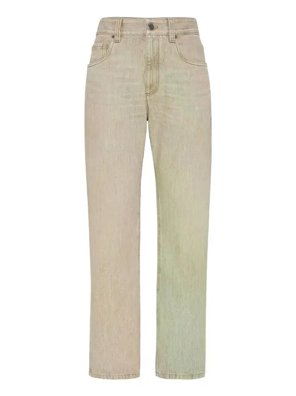 Brunello Cucinelli Cotton Jeans - Neutrals