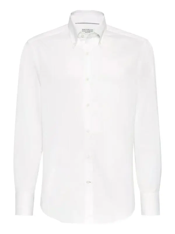 Brunello Cucinelli Cotton Shirt - White