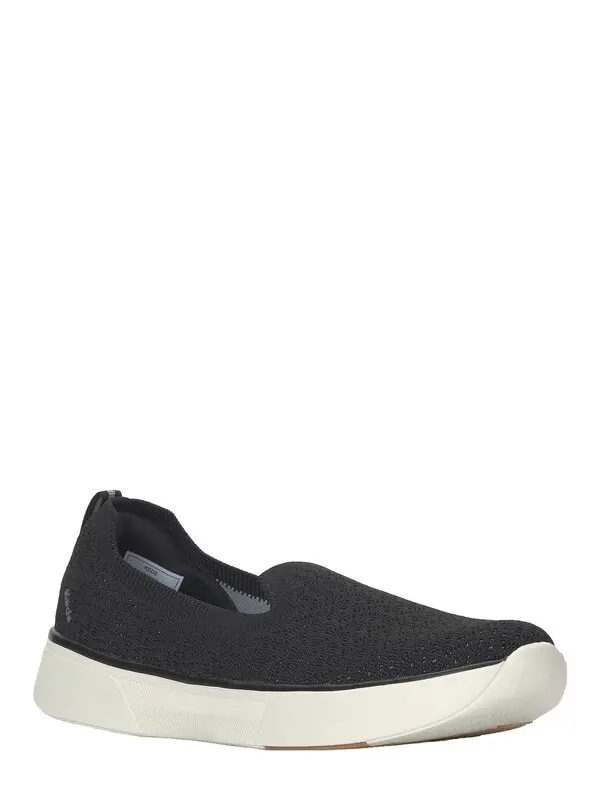 KEDS® Bliss Loafer - Black/ White