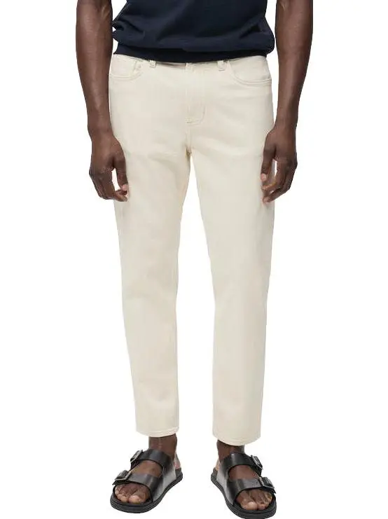 Mango Ben Tapered Jeans - Ecru