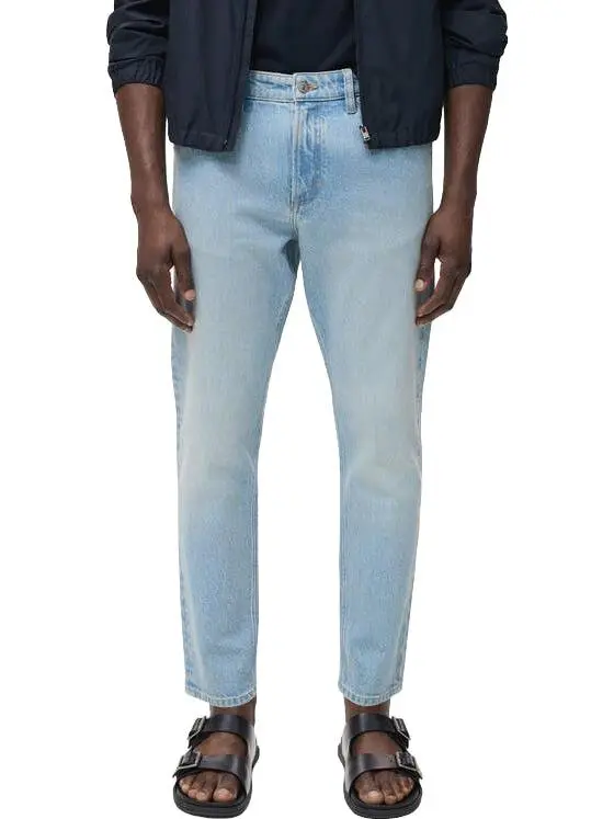 Mango Ben Tapered Jeans - Light Blue