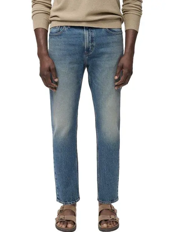 Mango Ben Tapered Jeans - Medium Vintage Blue