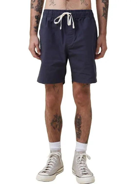 COTTON ON Relaxed Fit Easy Short - Navy Texture