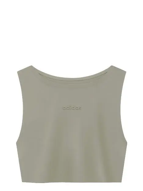Adidas X Fear Of God Athletics Cropped Tank Top - Clay