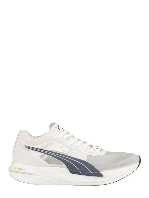 PUMA Deviate Nitro Elite Racer Tracksmith Sneakers - White/peacoat/team Gold