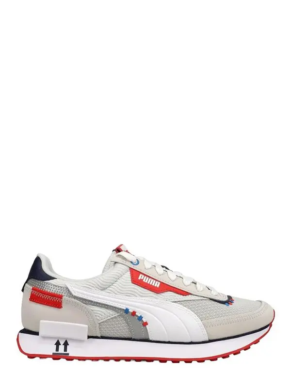 PUMA Future Rider S&s Sneakers - Glacier Grey/white/high Risk Red