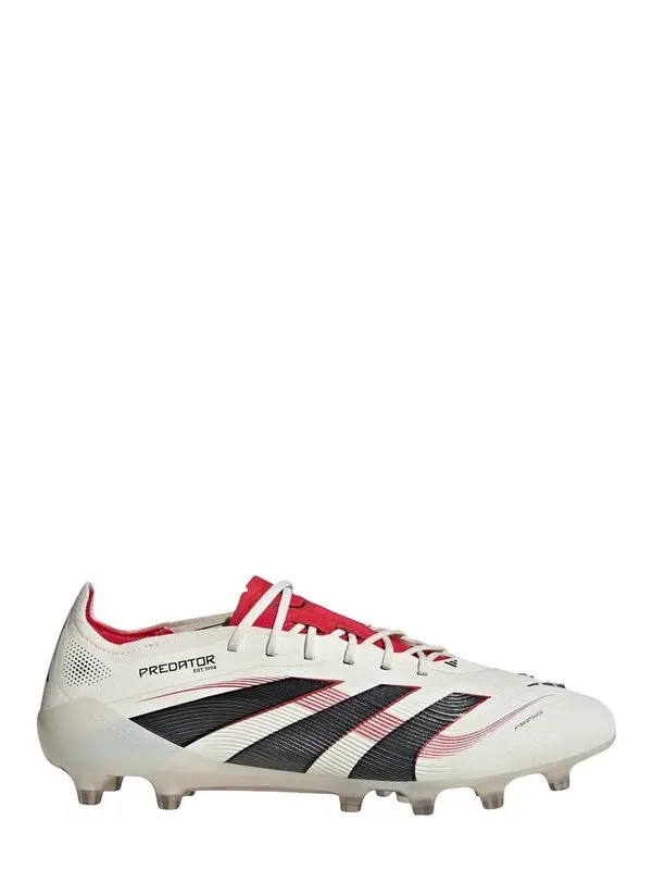 Adidas Predator Elite Ag Athletic Shoes - Off White/core Black/pure Ruby
