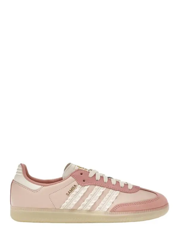 Adidas Samba Ruffle Stripes Pack Sneakers - Wonder Aqua/off White/wonder Mauve