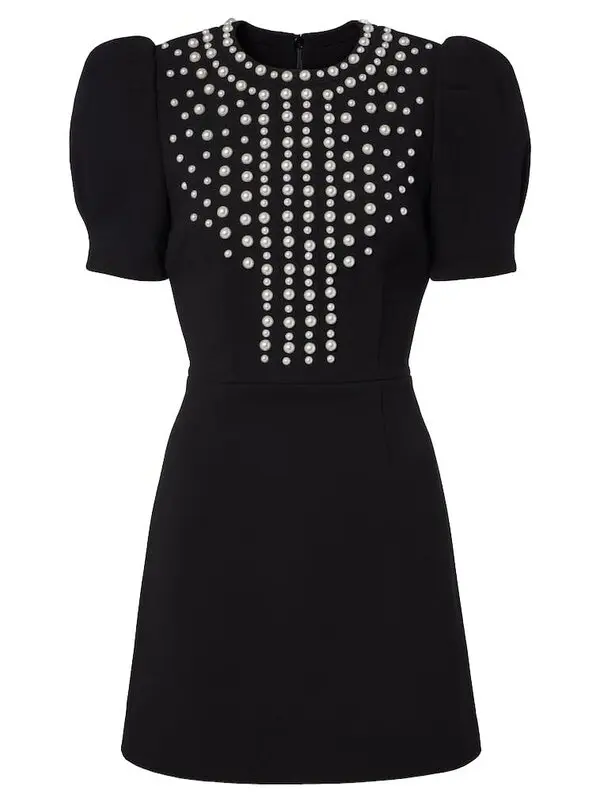 Rebecca Vallance Embellished Mini Dress - Black