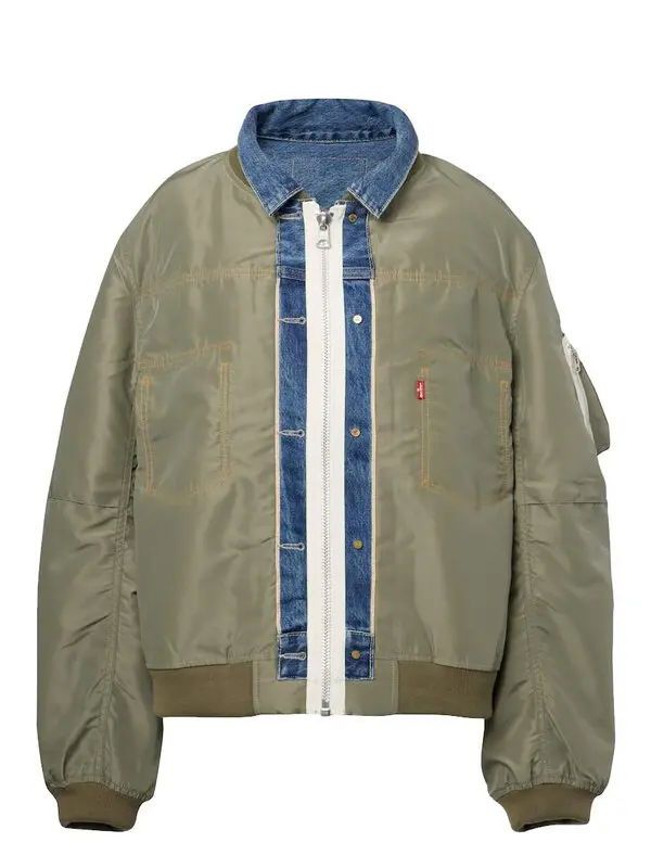 Sacai X Levi's® Reversible Blouson - Blue