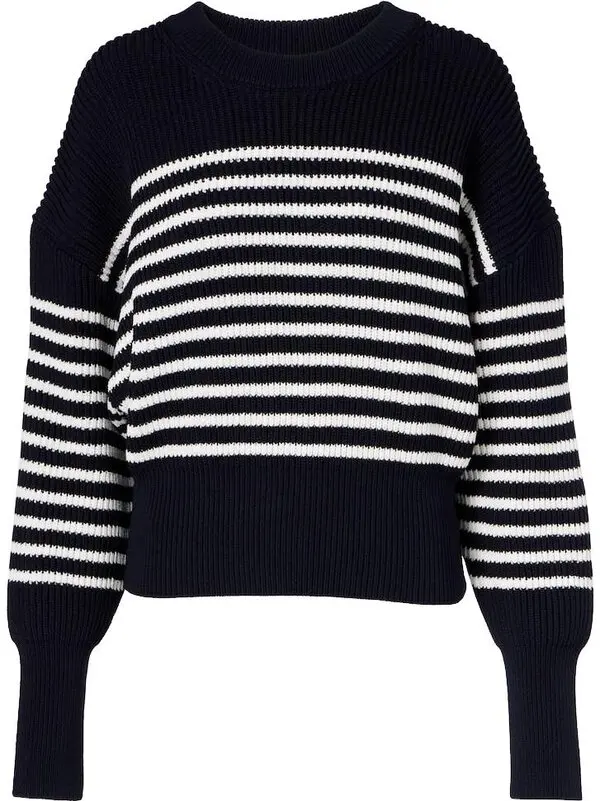 Altuzarra Tanessa Striped Cotton Sweater - Blue