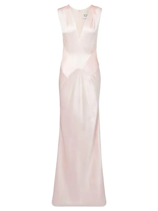 Tove Alix Silk Gown - Pink
