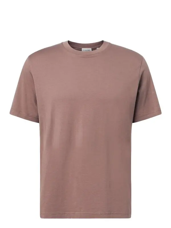 FRAME Cotton T-shirt - Brown