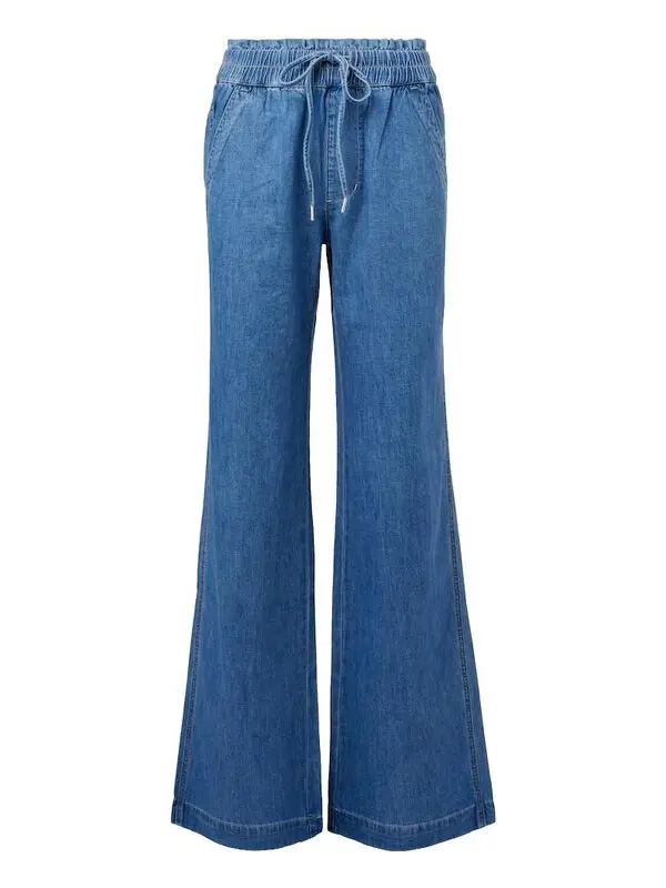 Veronica Beard Dunford Wide-leg Jeans - Blue