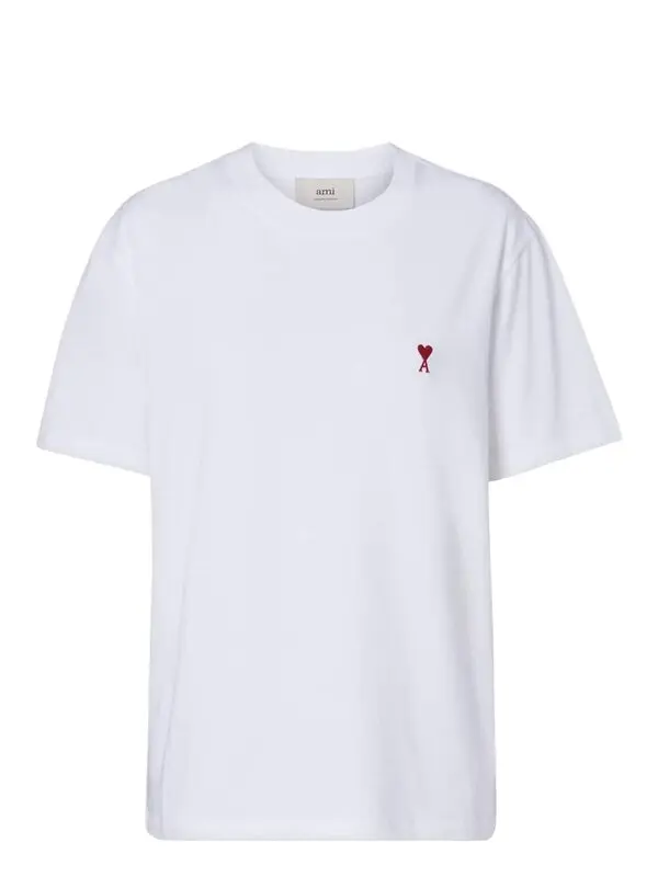 Ami De Cœur Cotton Jersey T-shirt - White