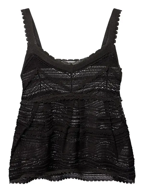 Zimmermann Lucky Lace Top - Black