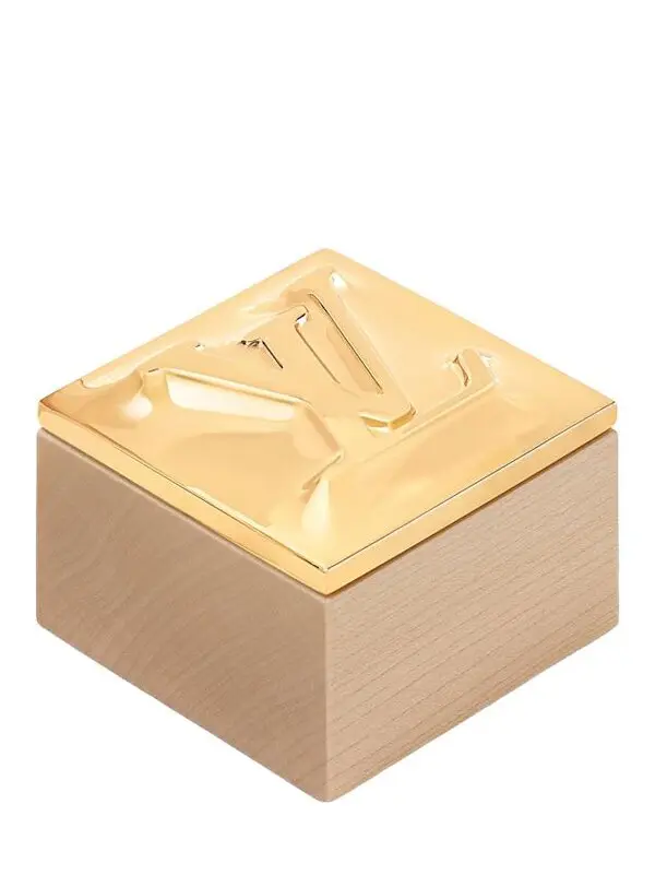 LOUIS VUITTON Metalgram Box - Gold