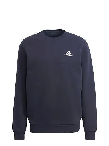 Adidas Essentials Fleece Sweatshirt - Legend Ink/white