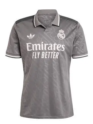 Adidas Real Madrid Originals 2024/25 Third Replica Jersey - Charcoal