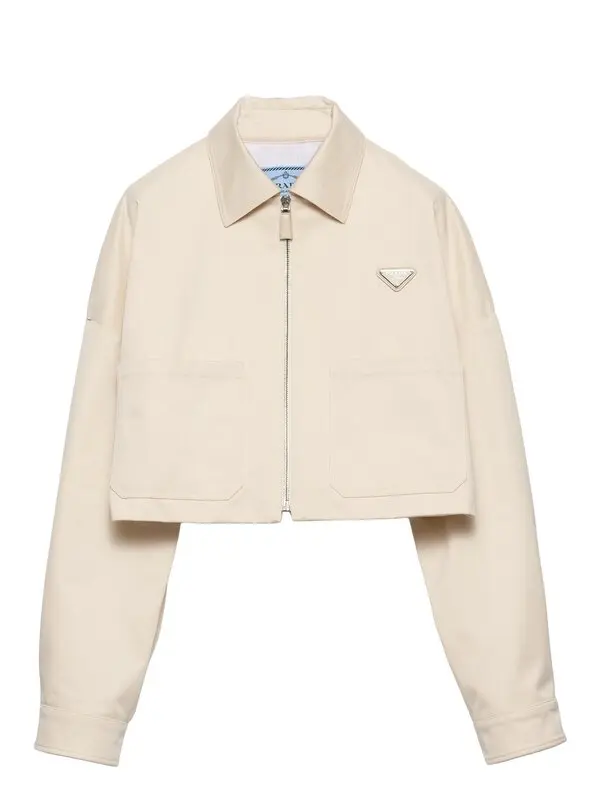 Prada Chino Blouson Jacket - Neutral