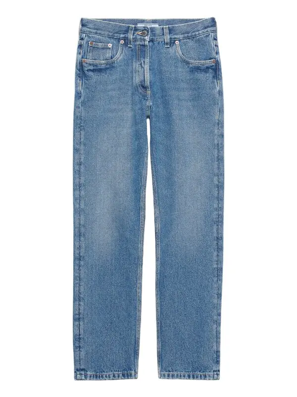 Prada Straight-leg Denim Jeans - Light Blue