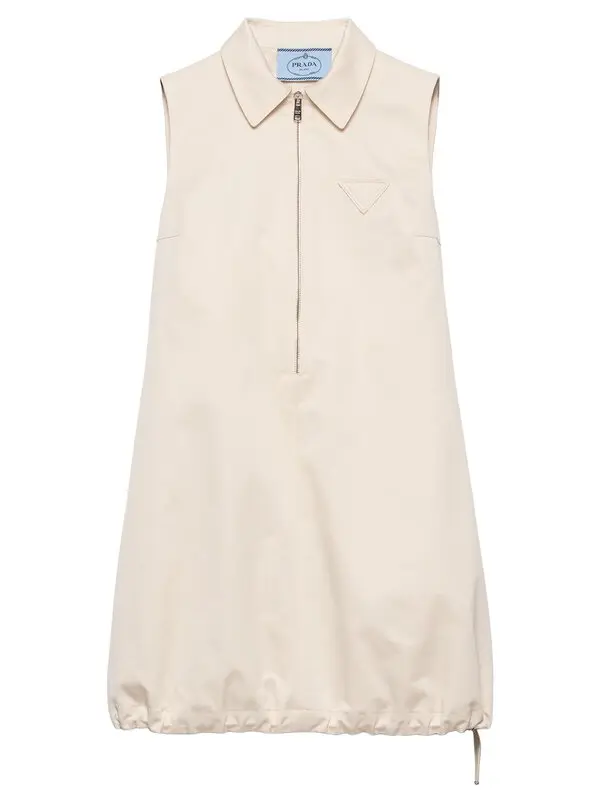 Prada Chino Mini-dress - Neutral