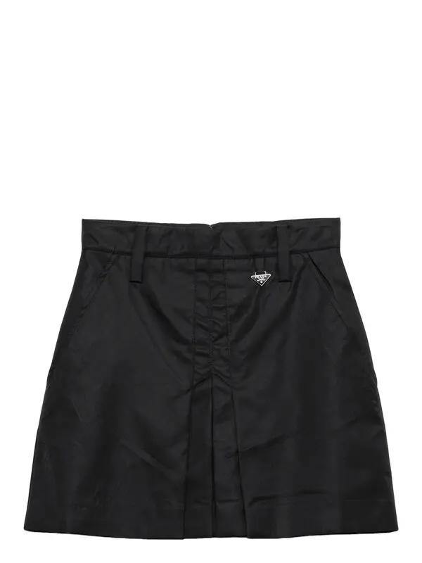 Prada Re-nylon Mini Skirt - Black