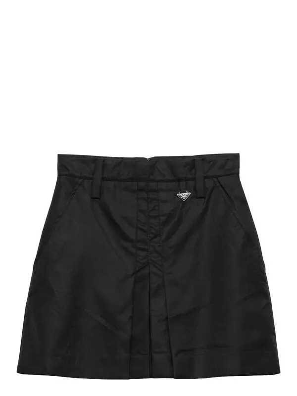 Prada Re-nylon Miniskirt - Black