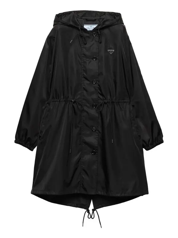 Prada Re-nylon Raincoat - Black